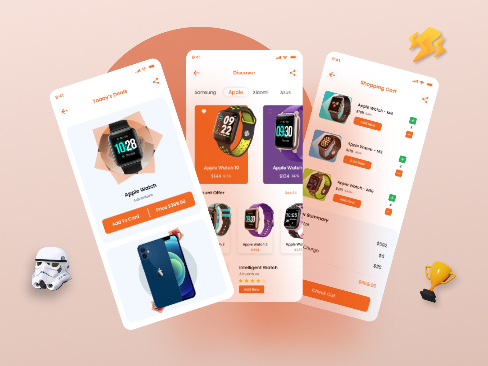 Smart Watch Shopping App by Rachel Durrance on Dribbble