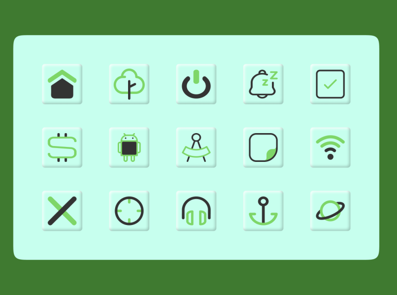 Icon Set (Daily UI - 055) by Jitendra Garg on Dribbble