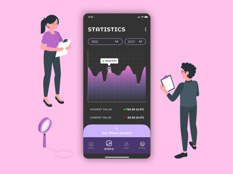 Statistics (Daily UI - 066) by Jitendra Garg on Dribbble