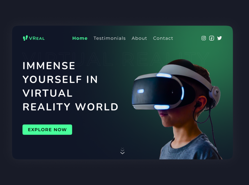Virtual Reality (Daily UI - 073) by Jitendra Garg on Dribbble