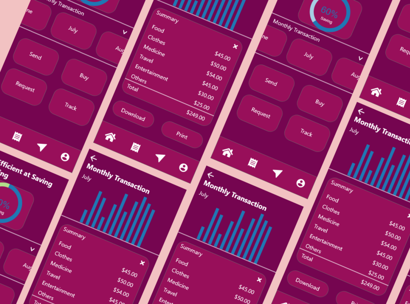 FinTech App Design by Suraj Raj Yadav on Dribbble