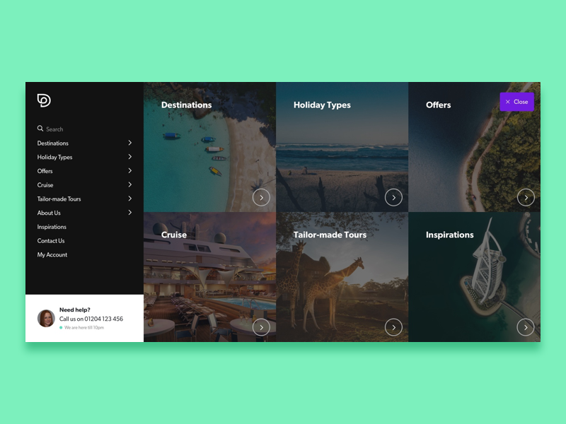 Browse thousands of Megamenu images for design inspiration | Dribbble