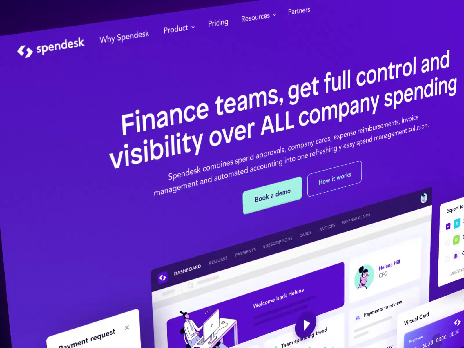 Spendesk New Homepage by Quentin Chuzeville for Spendesk on Dribbble