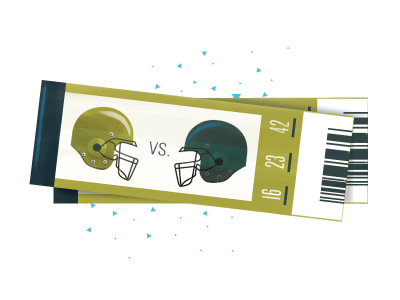 Two tickets by renee romero for Column Five on Dribbble