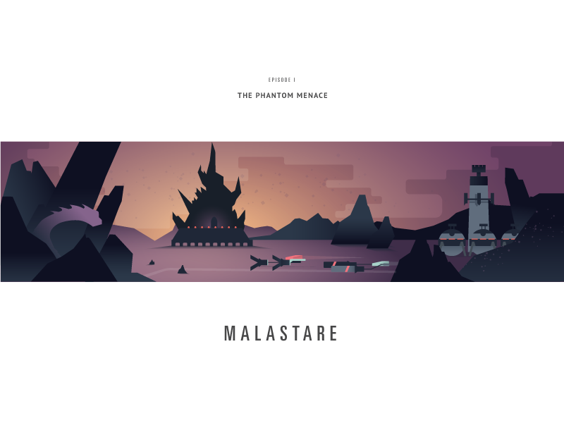 malastare by renee romero for Column Five on Dribbble