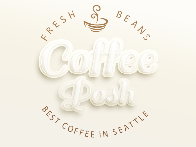Coffee Posh by Ellie Adam on Dribbble