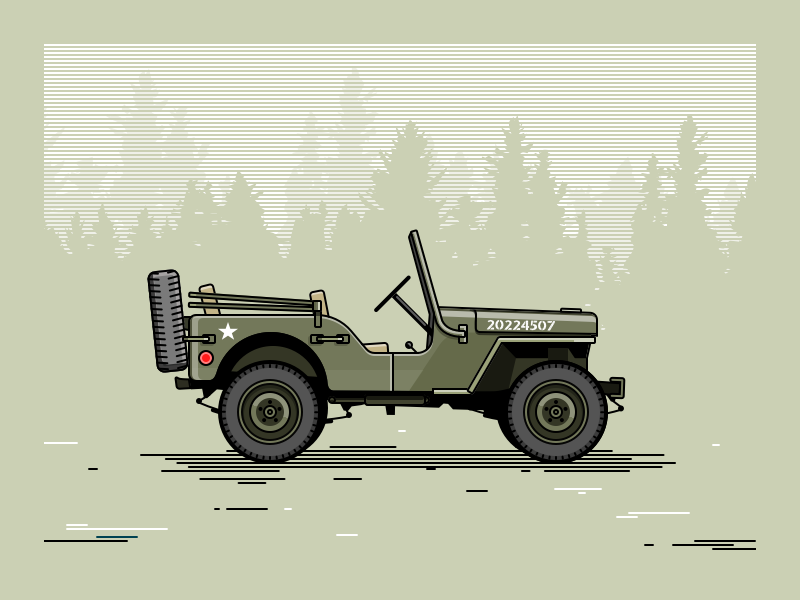 Willys MB by Sergey Grigoruk on Dribbble