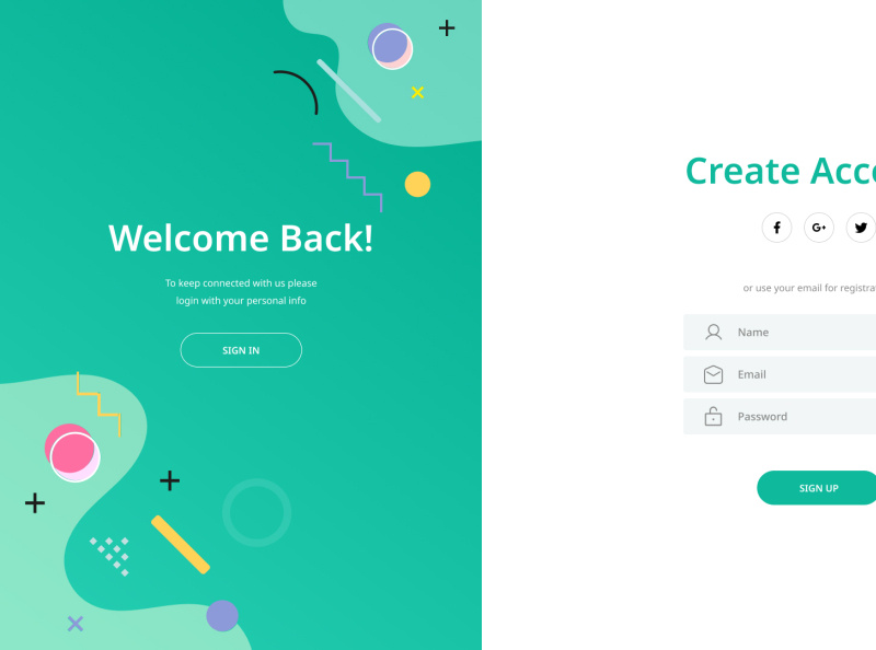 Web signup ui by Designer_jini on Dribbble