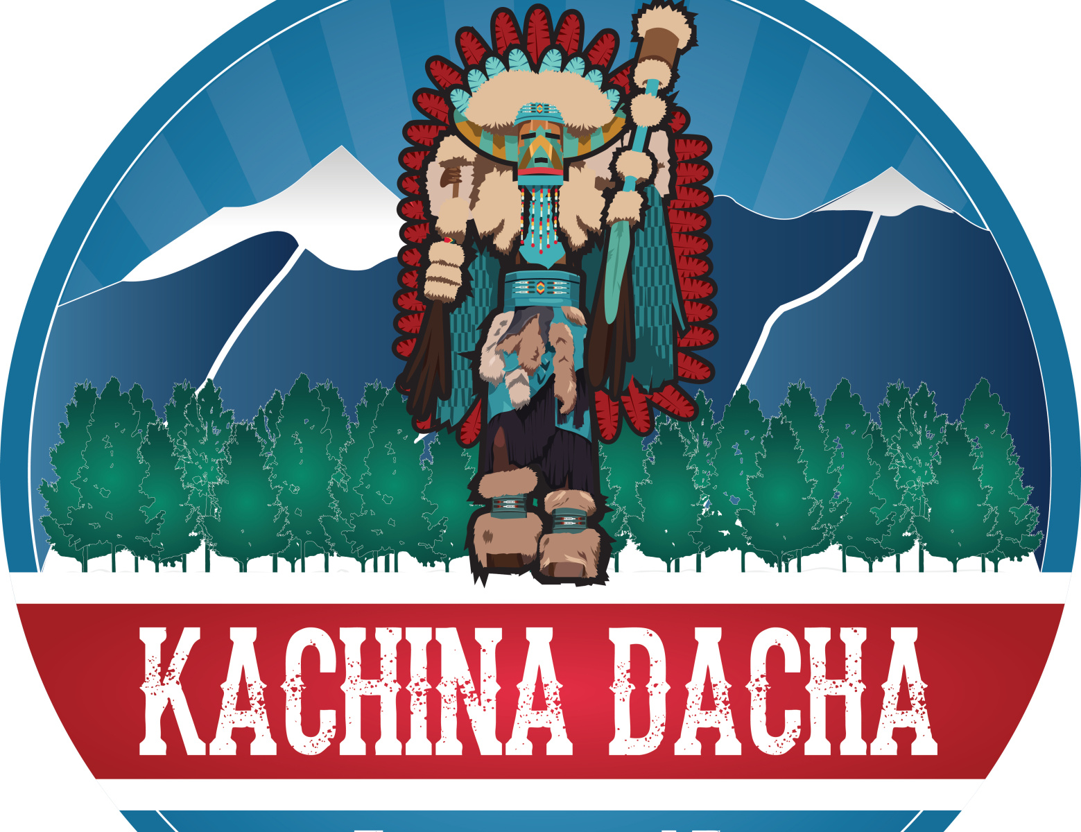 Logo made for client Kachina Dacha by Vladimir Andrić on Dribbble