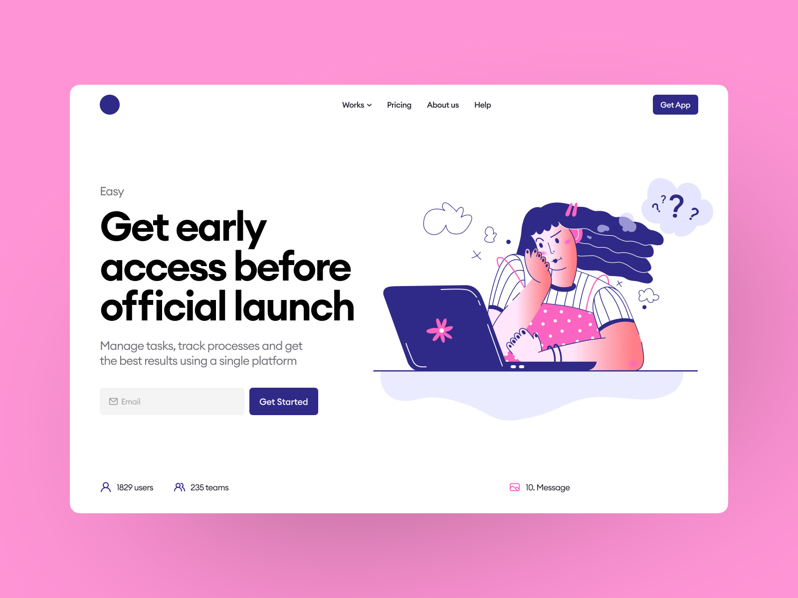 Think think think by Katerina Kravchuk on Dribbble