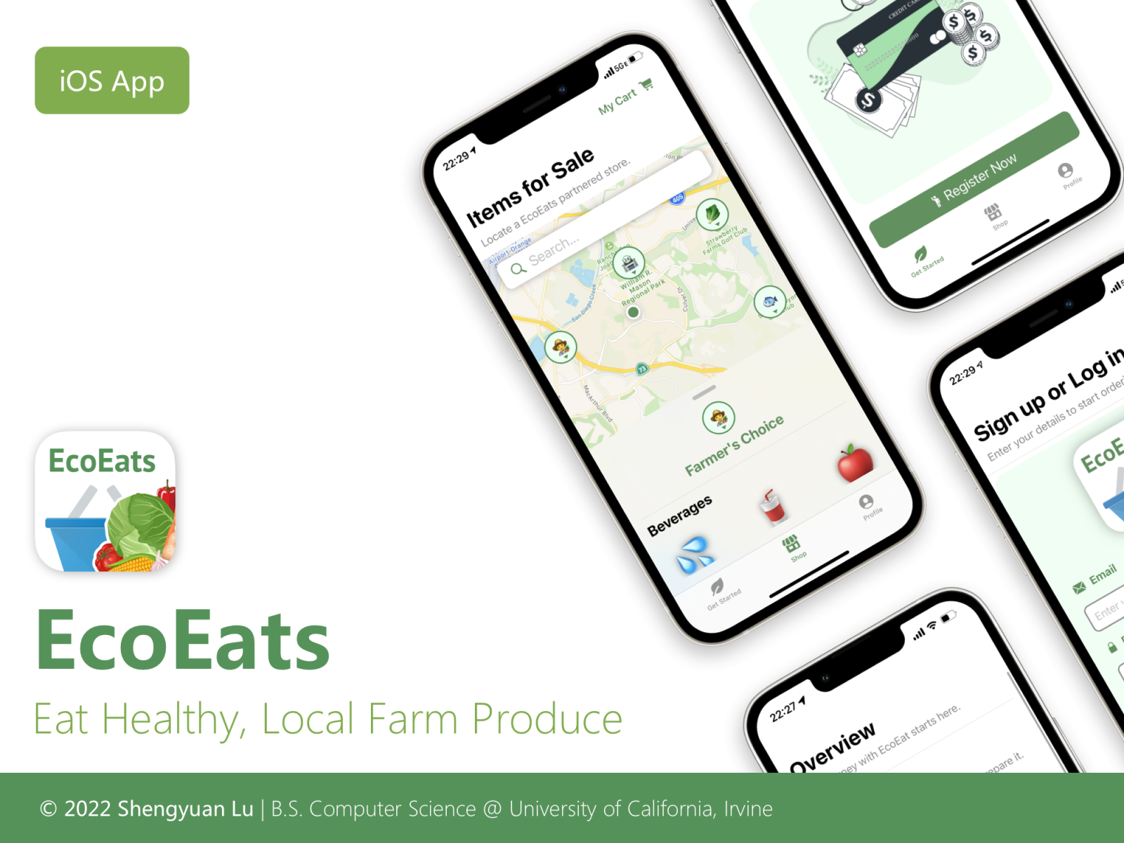 EcoEats Portfolio Page by Shengyuan Lu on Dribbble