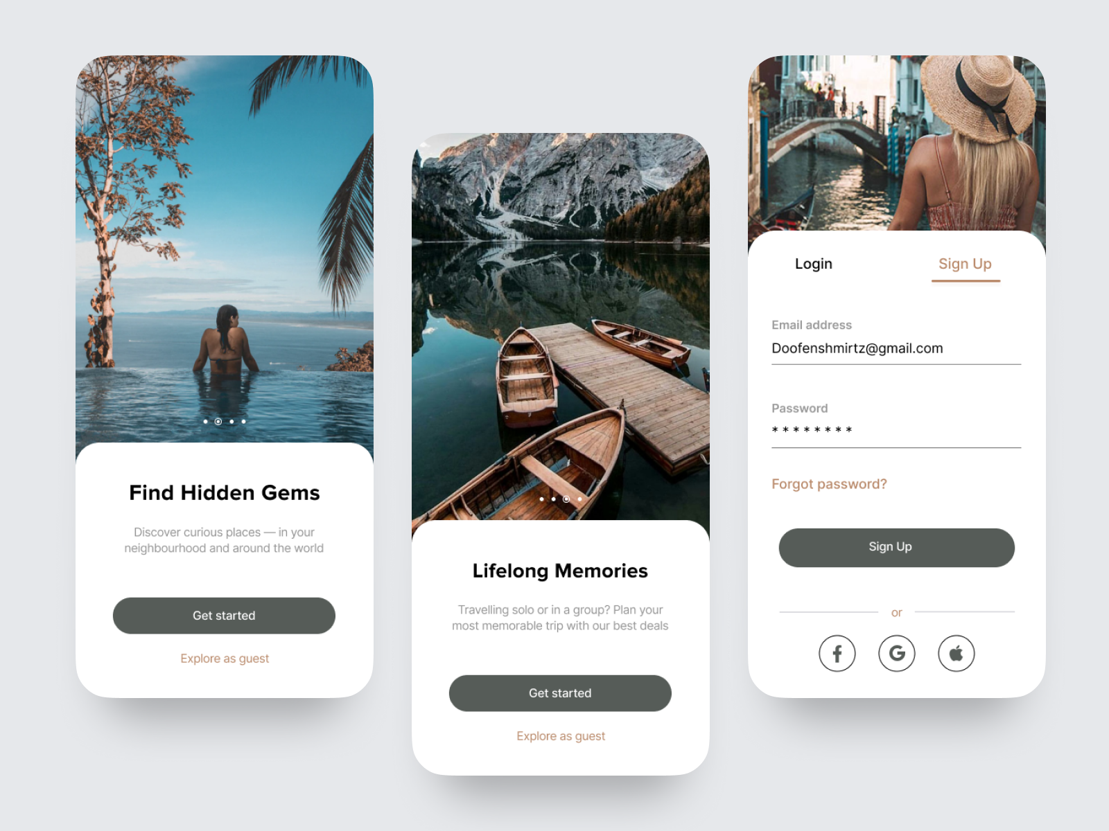 Daily UI #001 - Sign Up by Tosin Ojulari on Dribbble