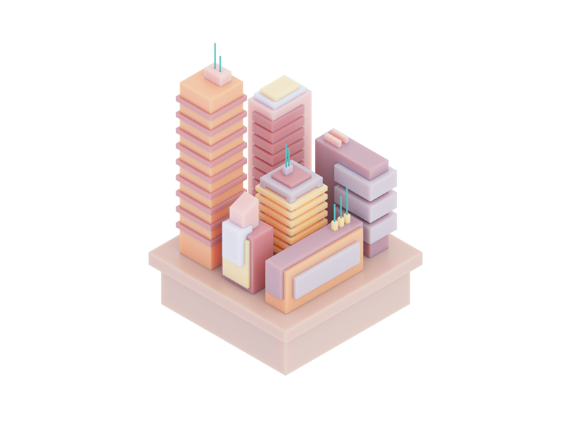 Micro city by David França on Dribbble