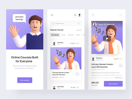 Browse thousands of Online Course images for design inspiration | Dribbble
