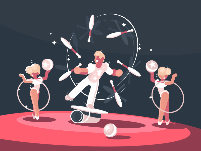 Juggler by Anton Fritsler for Kit8 on Dribbble