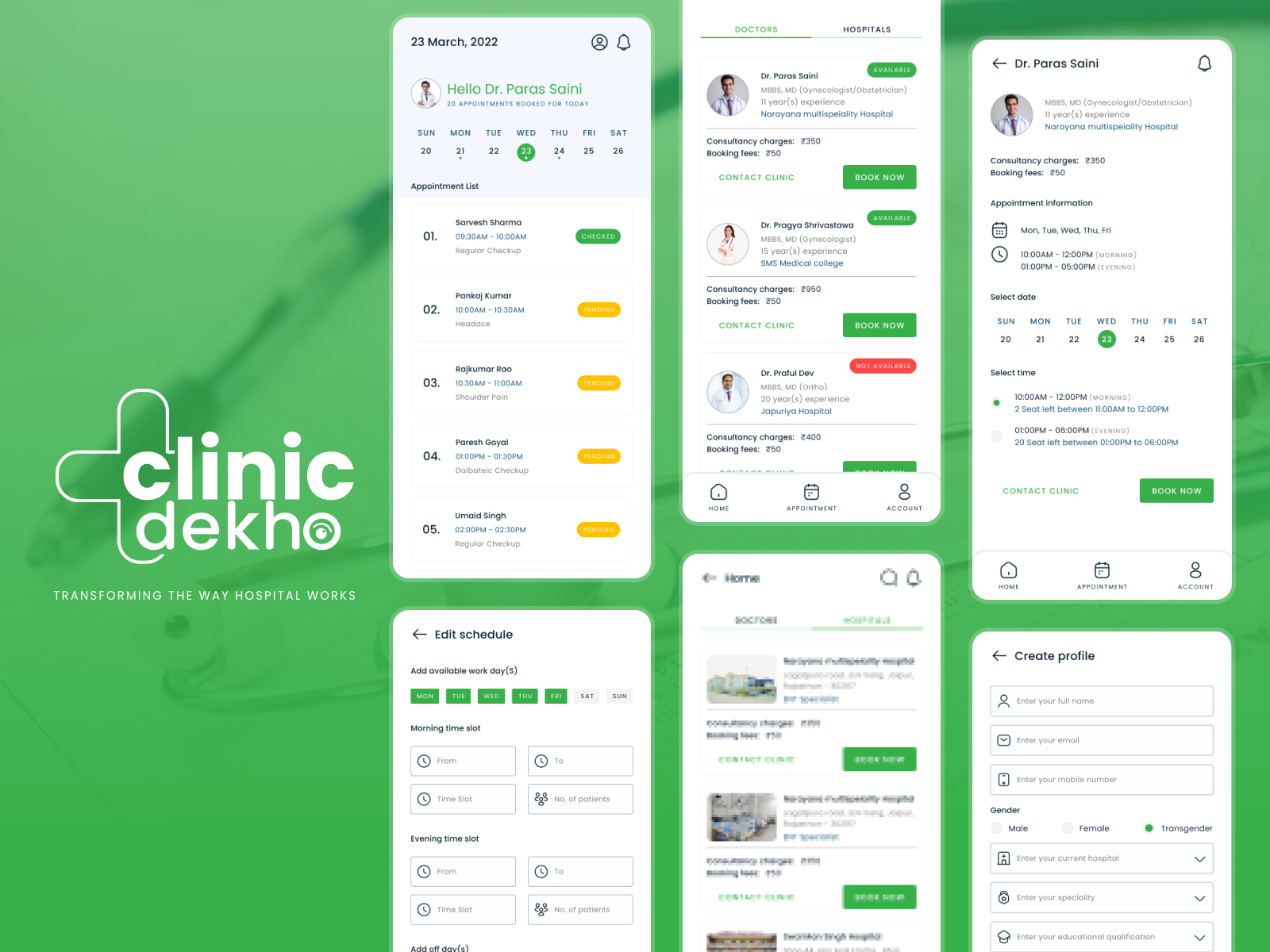 Online Doctor and Hospital Booking App (Doctor Appointment App) by The ...