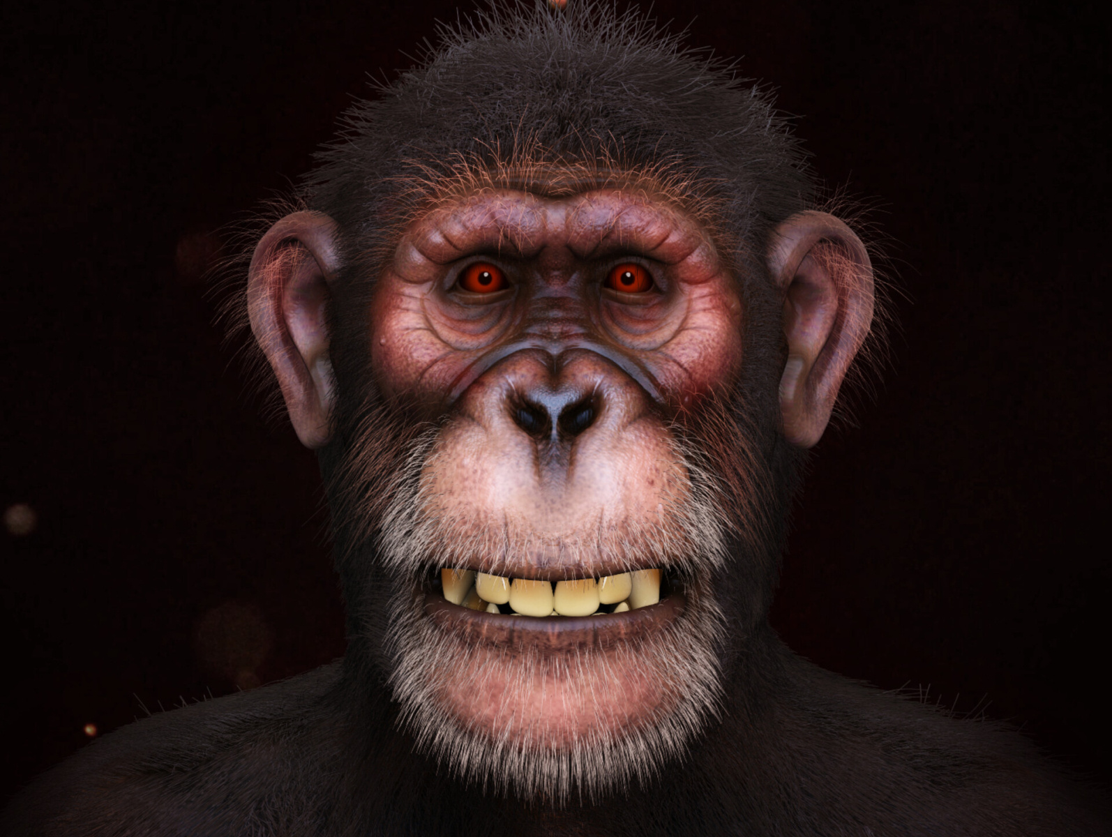 Chimpanzee by CG Treat Studio on Dribbble