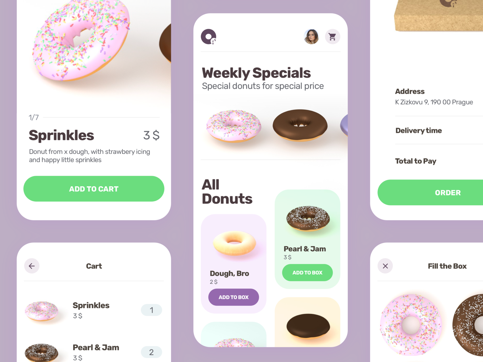 Donut Store by SG for JUST LIT on Dribbble