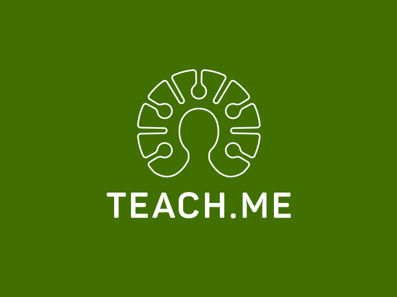 Teach me logo by Андрій Великий on Dribbble