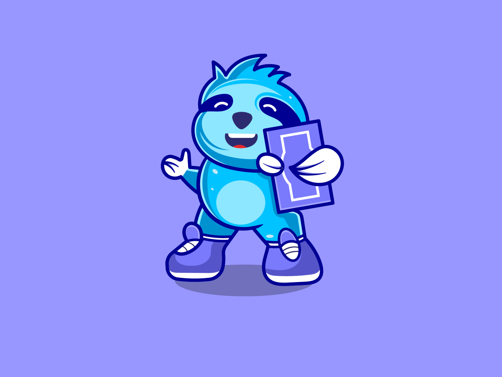 SLOTH MASCOT FOR INSPIRATION by BADR on Dribbble