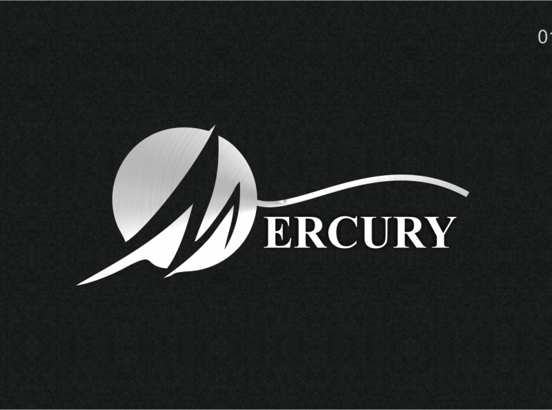 Mercury logo by Shivani on Dribbble