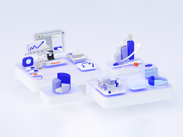 Browse thousands of 3D Diagram images for design inspiration | Dribbble