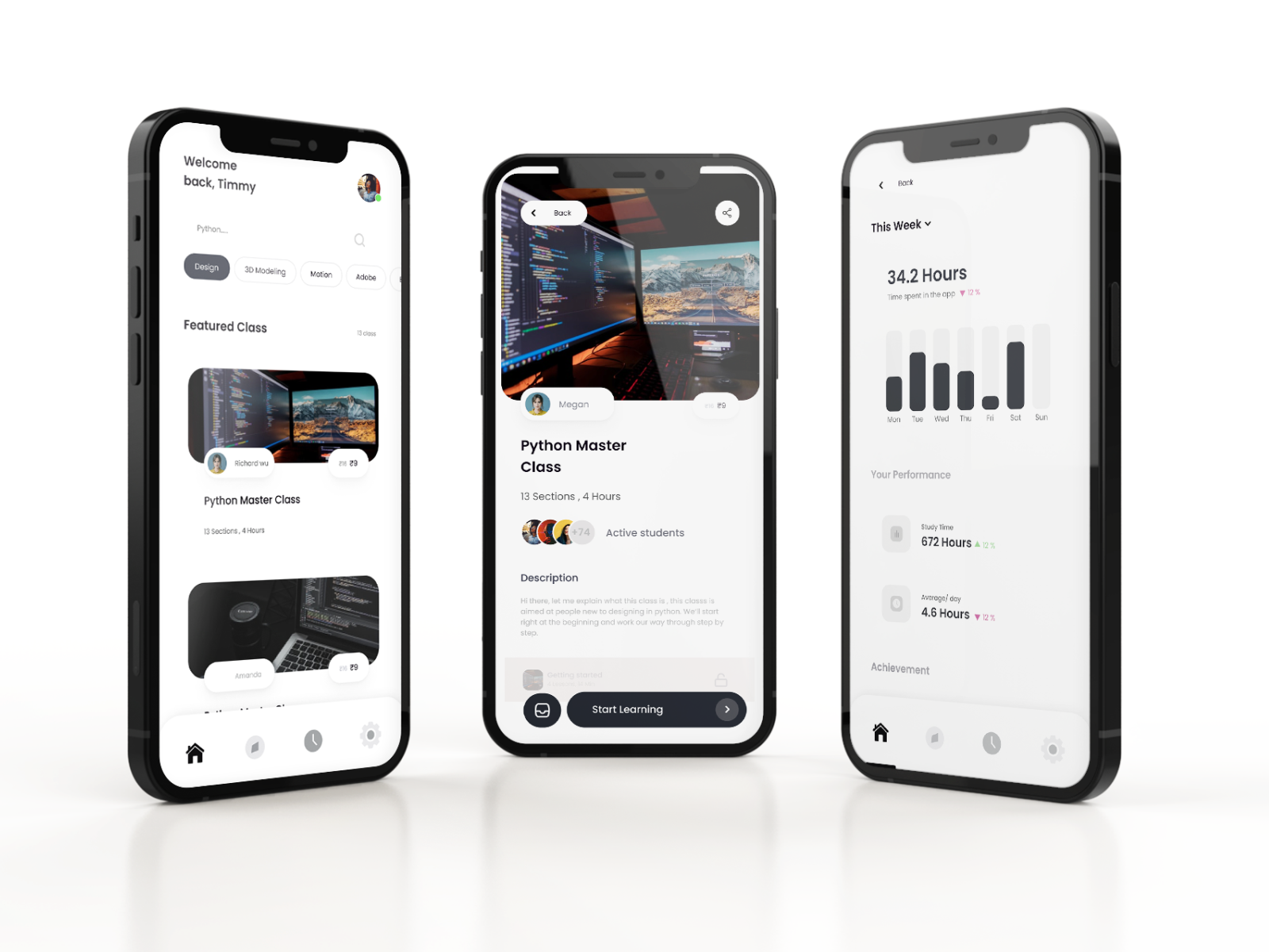Virtual Class App by Step1 Design on Dribbble