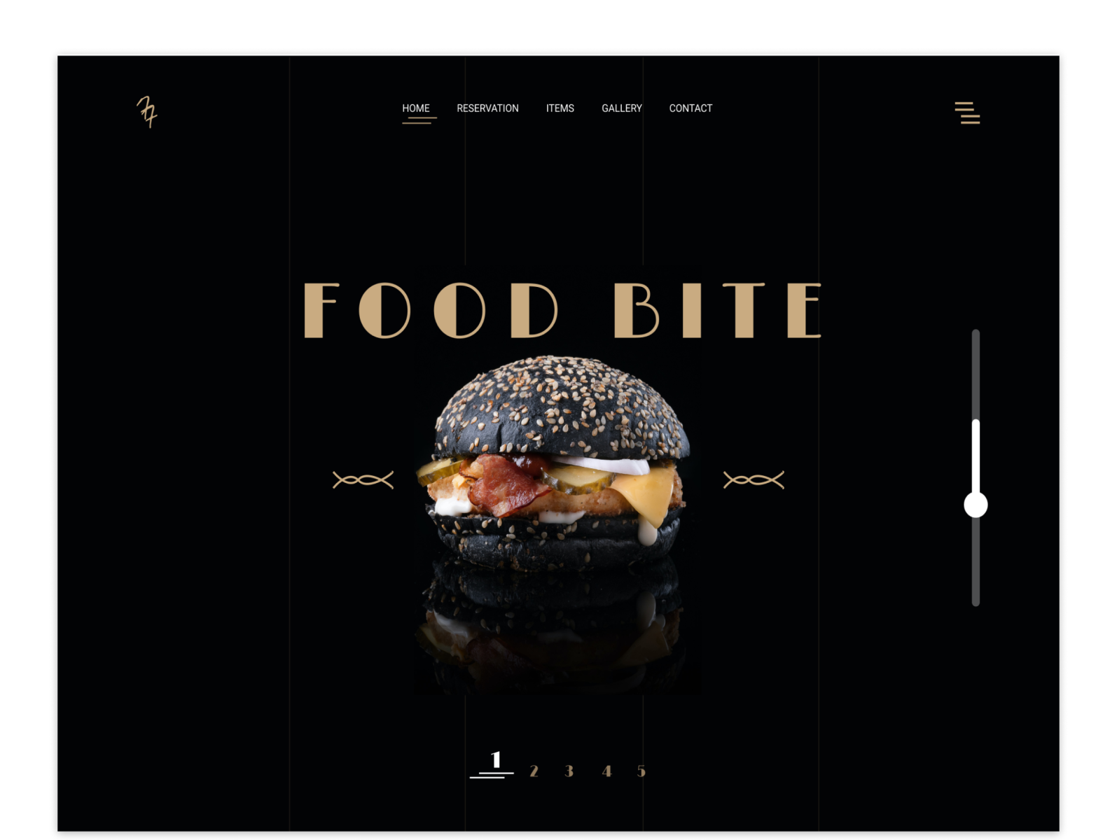 Restaurant Web UI by Farzana Rahman on Dribbble