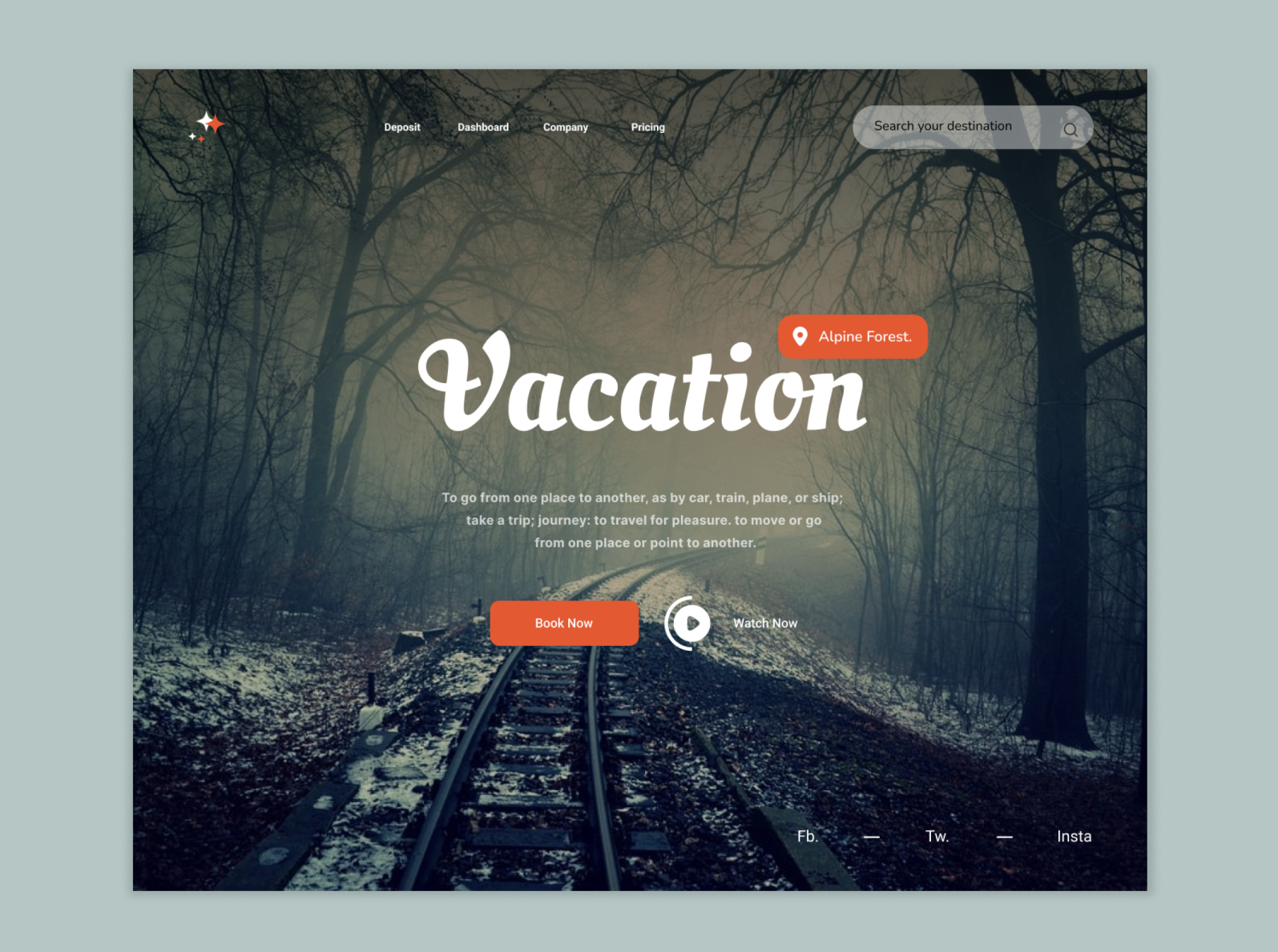 Travel Web UI by Farzana Rahman on Dribbble