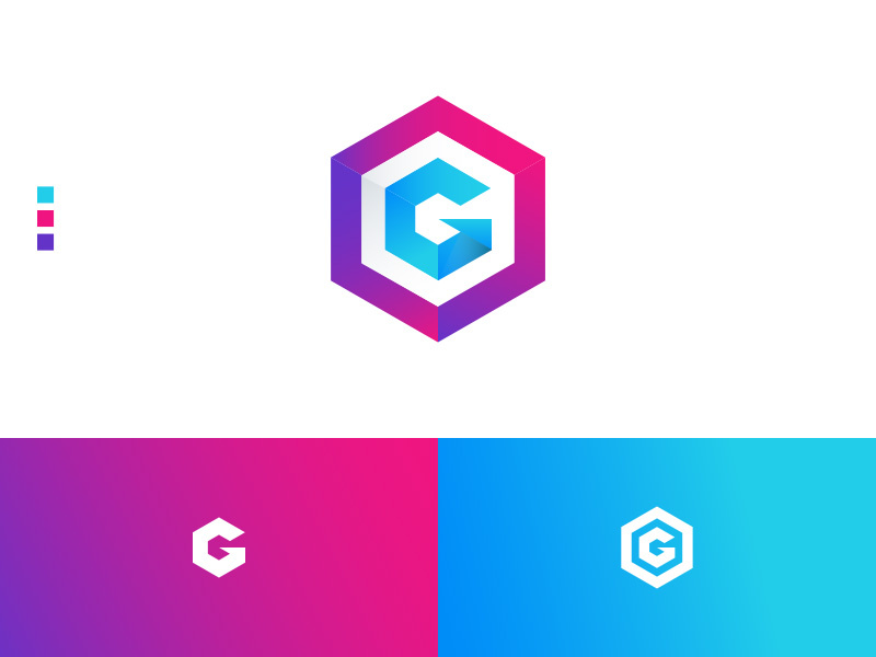 G + Cube Logo by Brennan Burling on Dribbble