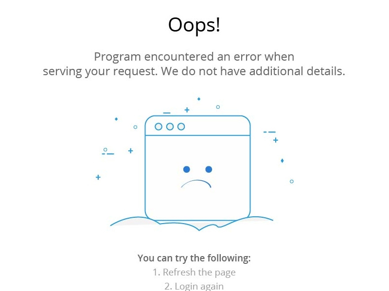 Error Page by Sunoob on Dribbble
