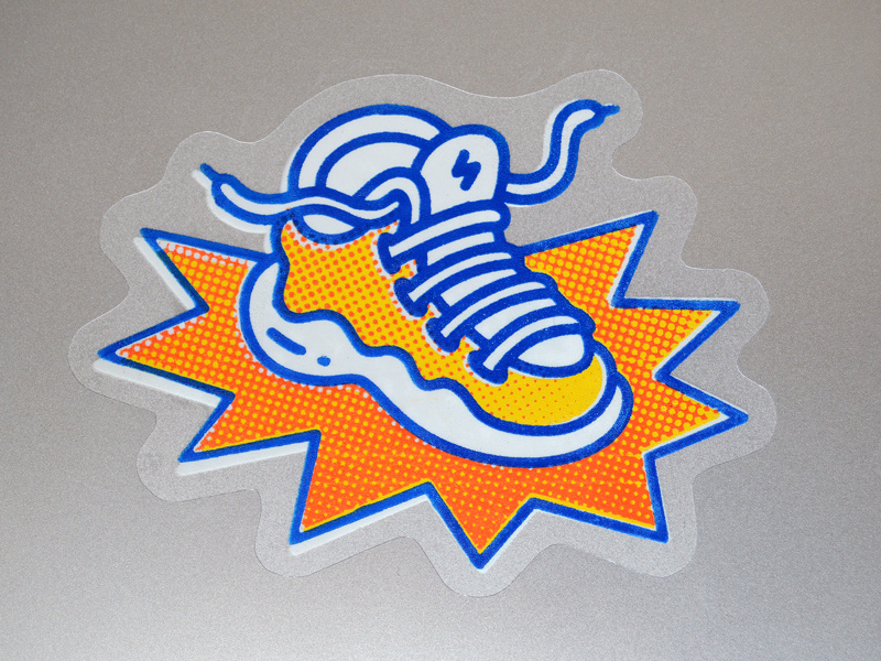 Shoe sticker by Alejandro Ramirez on Dribbble