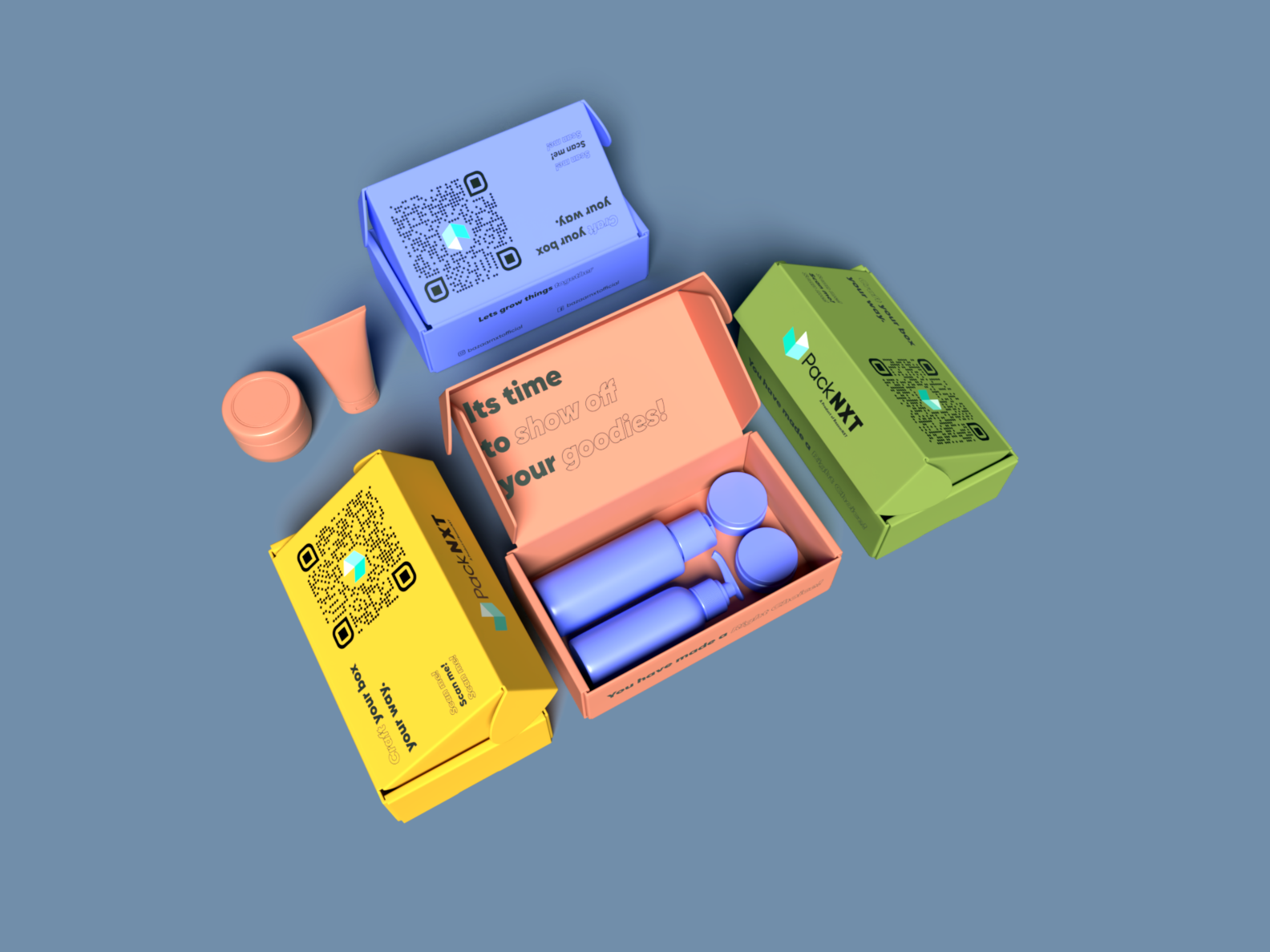 PackNXT - MAILER SAMPLE BOX by Gyan I Product Designer II on Dribbble