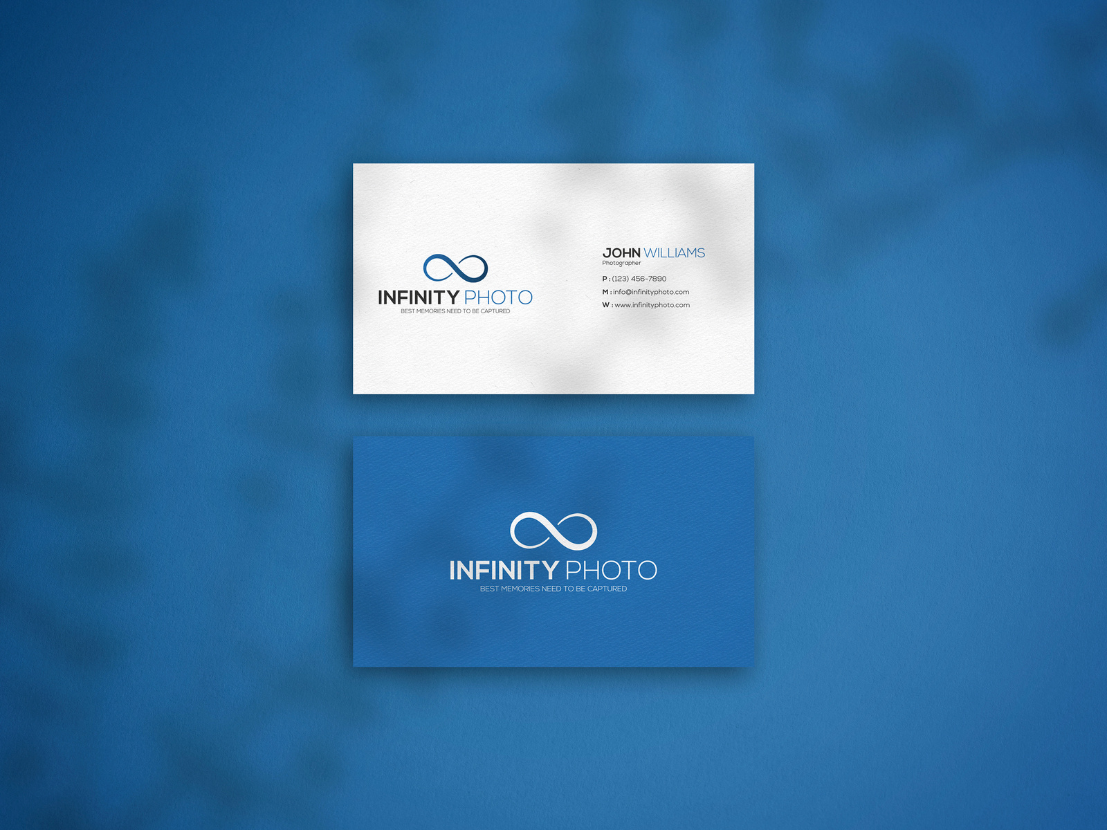 Business Card Design (INFINITY PHOTO) by Nadir Benalioua on Dribbble