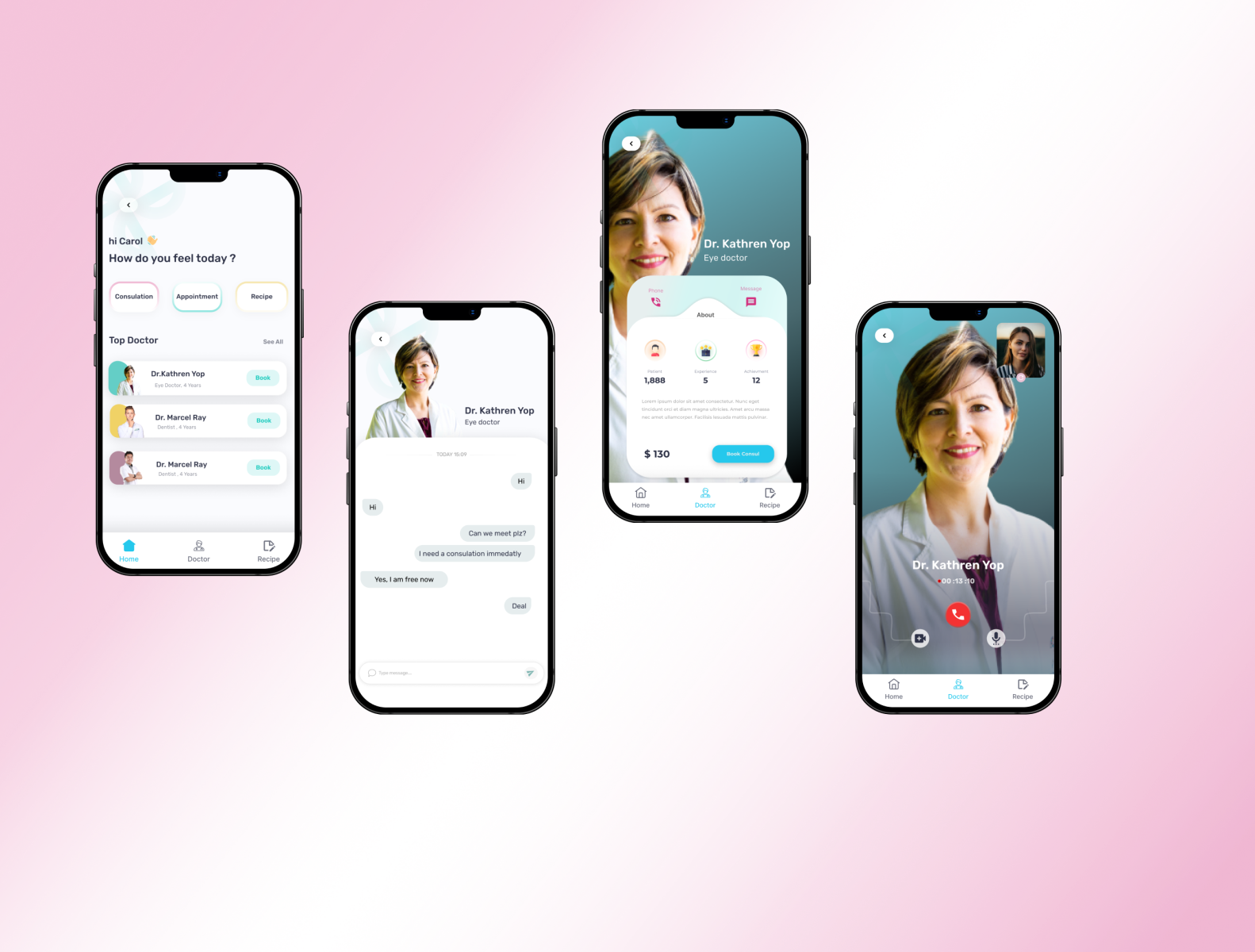 Doctor App by Nermen Dashar on Dribbble