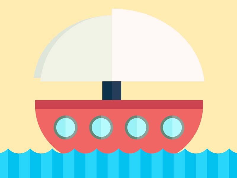 Boat by PXLD on Dribbble