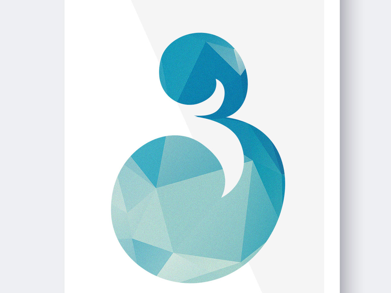 Number 3 by DarkDot.Net on Dribbble