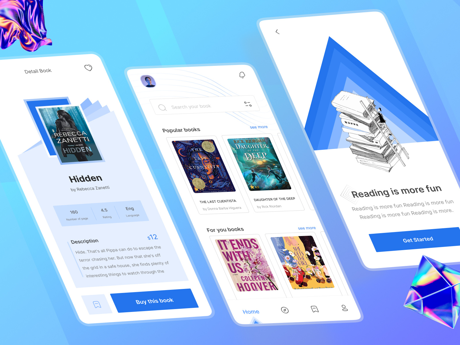 Book Store App by Mahdiye zamaemifard on Dribbble