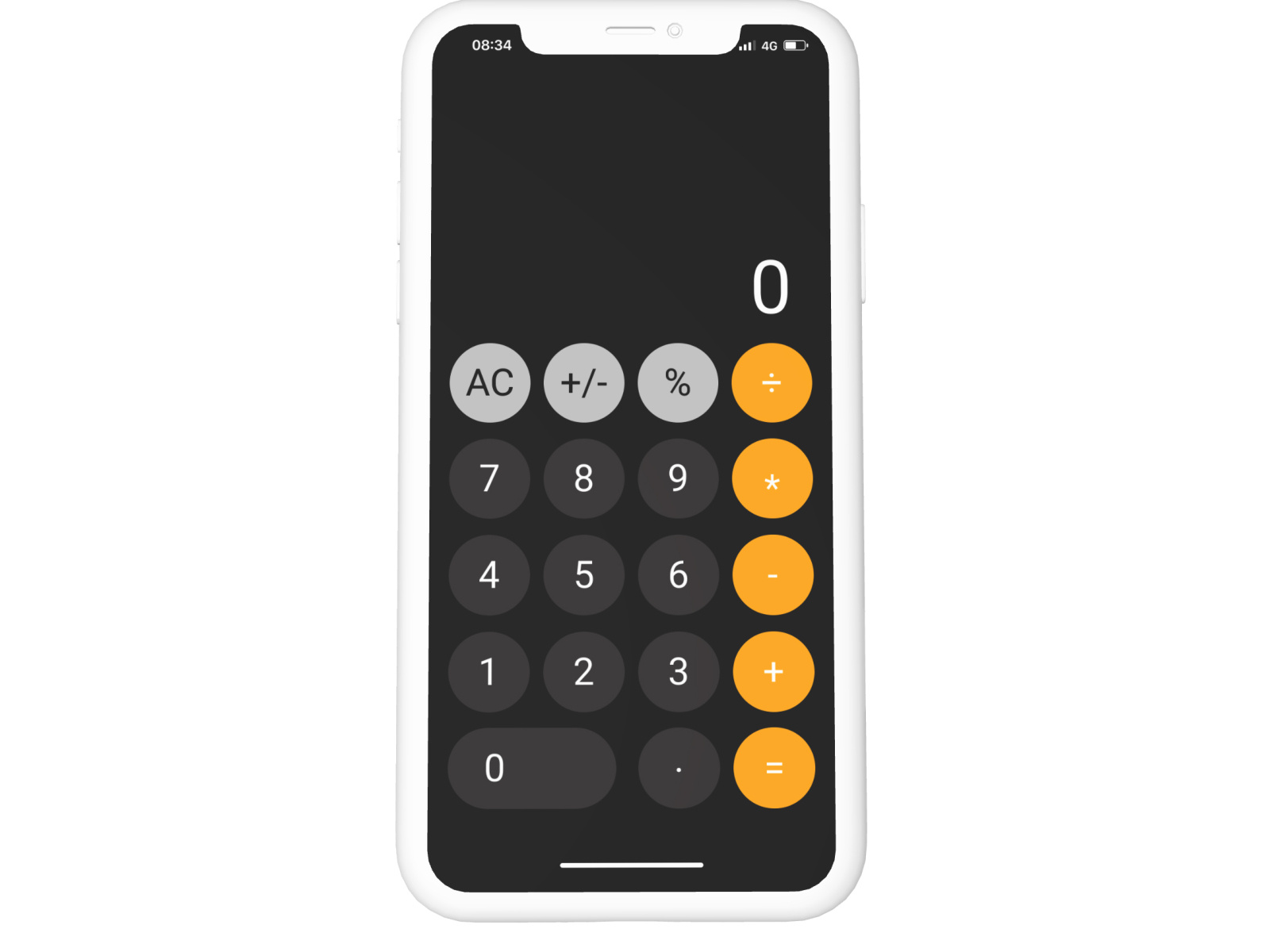 Mobile Calculator Design by Ahmed Ogunbiyi on Dribbble