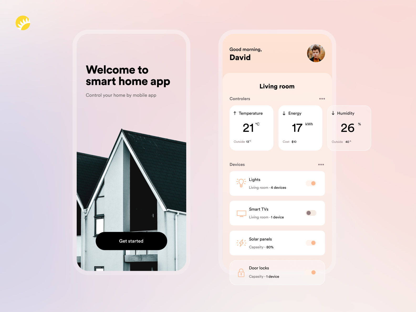 Smart Home App Design by Darya Puhachova for Andersen Design on Dribbble