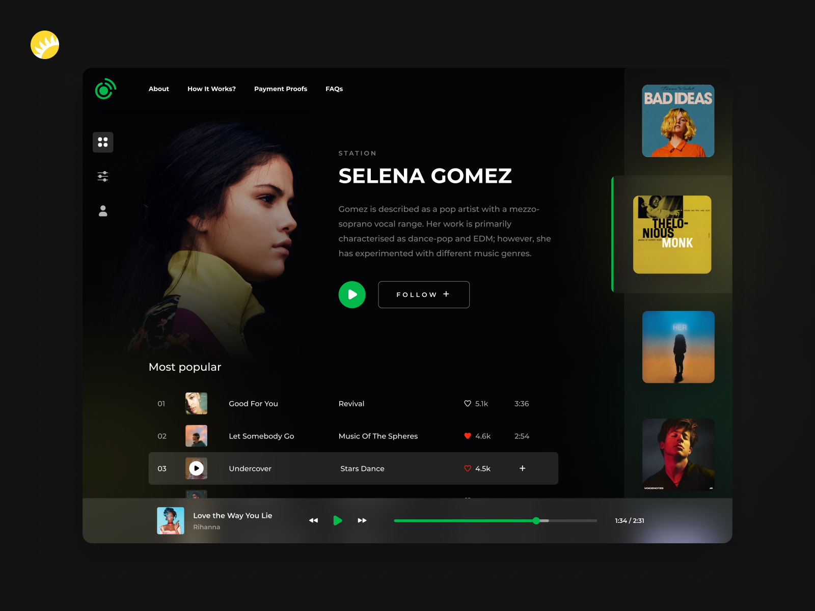 Multimedia - Web app by Darya Puhachova for Andersen Design on Dribbble