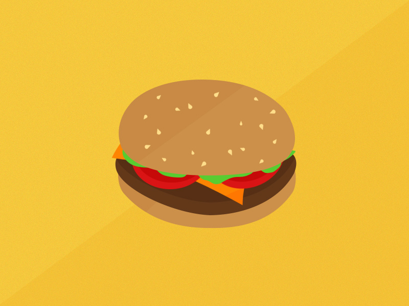 Burger UI by Jerry Low on Dribbble
