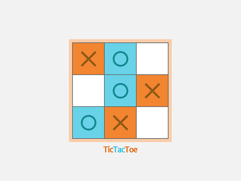 Pure Css Game Tic Tac Toe By Jerry Low On Dribbble