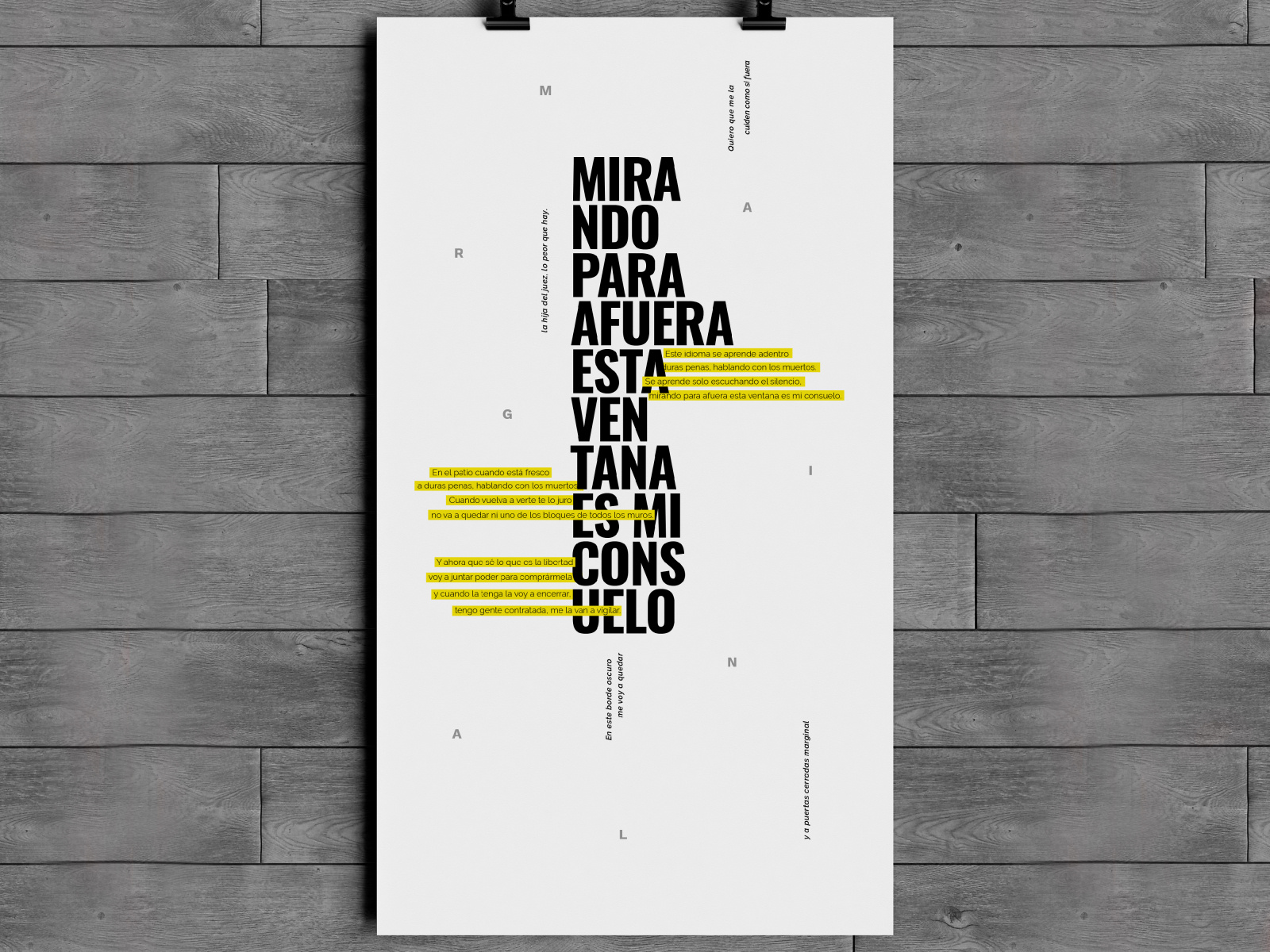 Poster Tipográfico / Typographic Poster by Leo Ibaceta on Dribbble