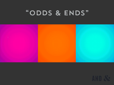 Odds & Ends by Nate Whitson on Dribbble