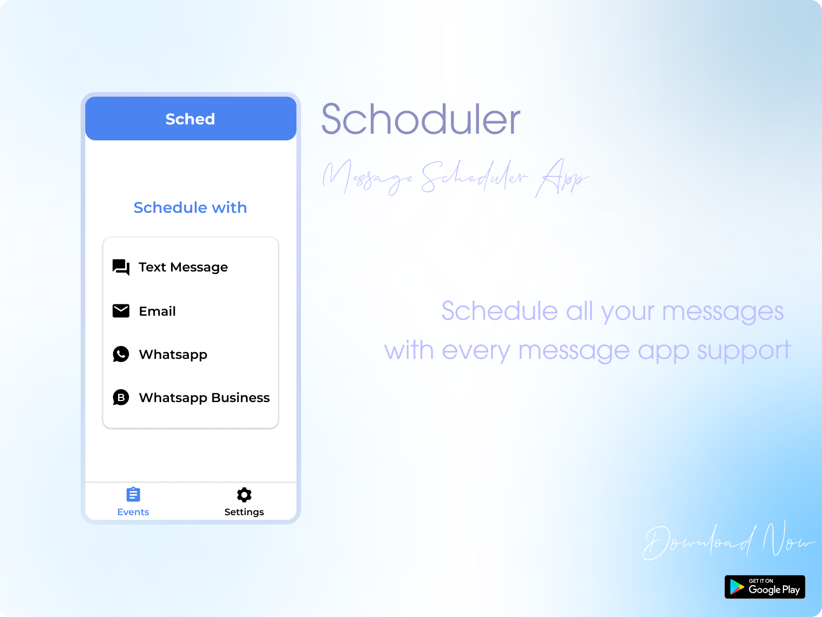 Schoduler app (Feature list) by Darshil gohel on Dribbble
