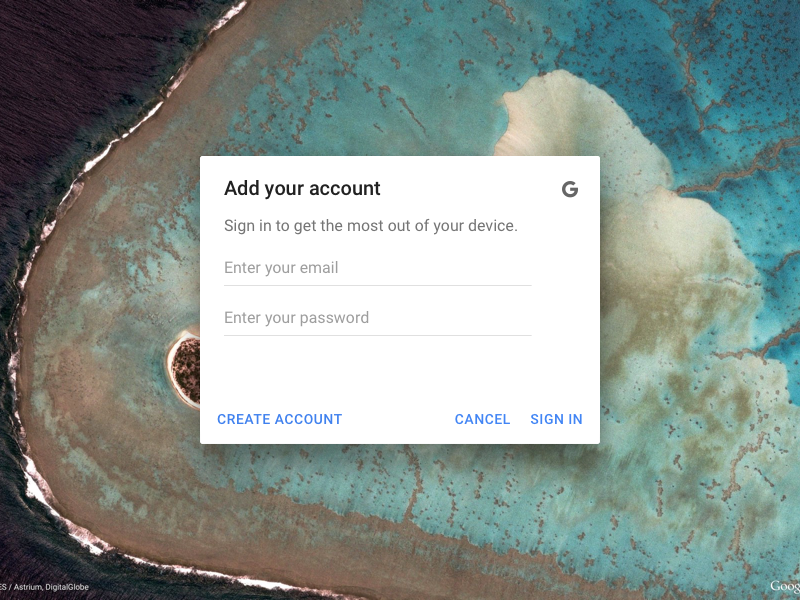 Pixelbook Signin by Chris Bravata on Dribbble
