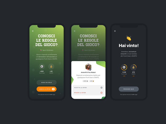 Browse thousands of Quiz UI images for design inspiration | Dribbble