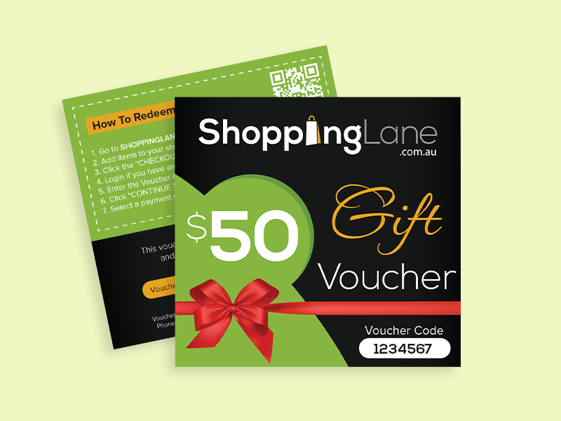 $50 Gift Voucher by Saroj Shahi on Dribbble