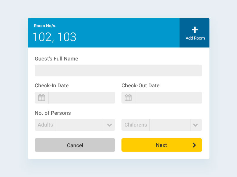 Room Booking Interface by Saroj Shahi on Dribbble